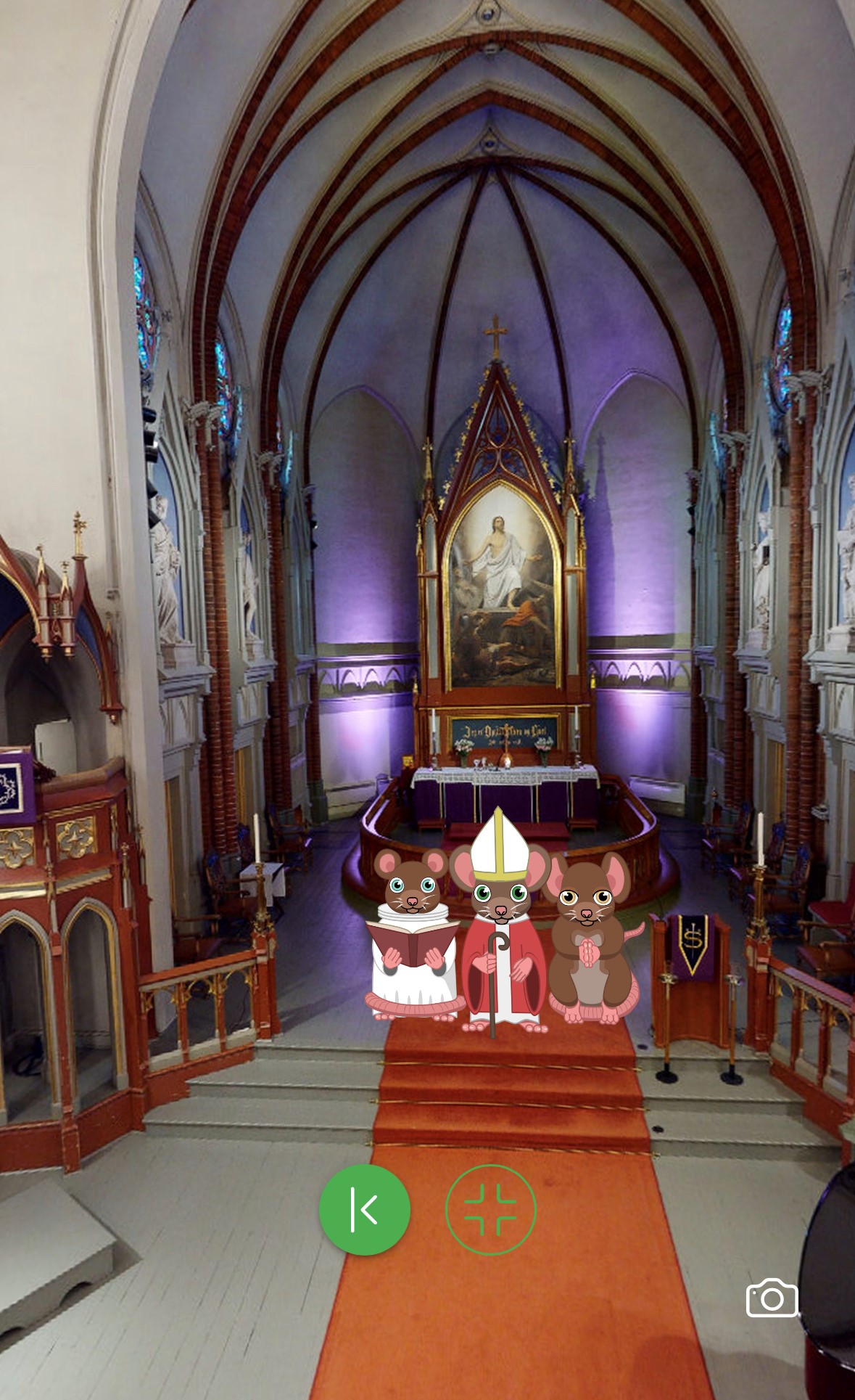 Digital formidling av kirkerommet for barn og unge - Bragernes menighet